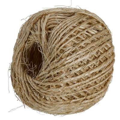 JUTE-Draht Rustic Wire, natur: 3-5mm breit / 22-Meter | Ingrid Bänder