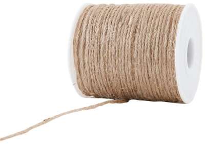 JUTE-Draht Rustic Wire, natur: 3-5mm breit / 22-Meter | Ingrid Bänder
